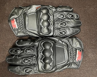 Handmade Motorcycle Gloves – Custom Motorbike Suzuki GSXR Racing ...