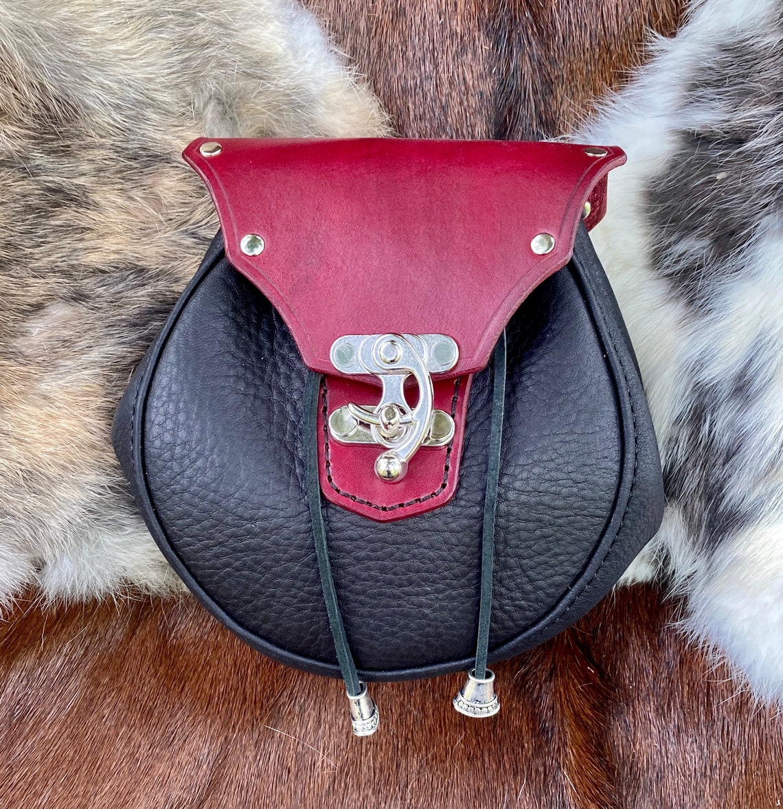 Handmade Leather Belt Pouch | Etsy