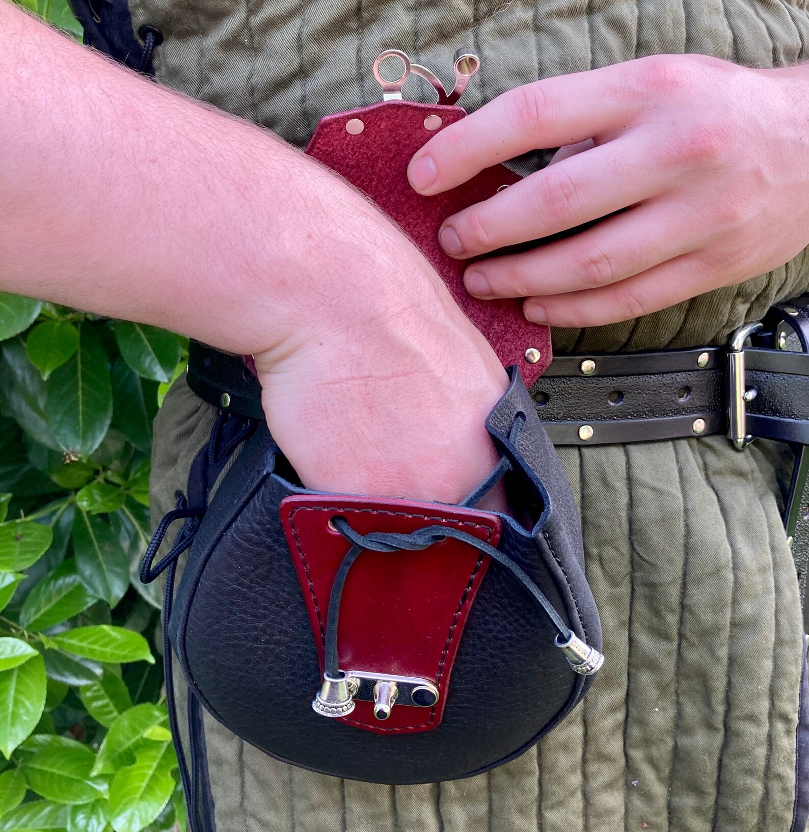 Handmade Leather Belt Pouch | Etsy