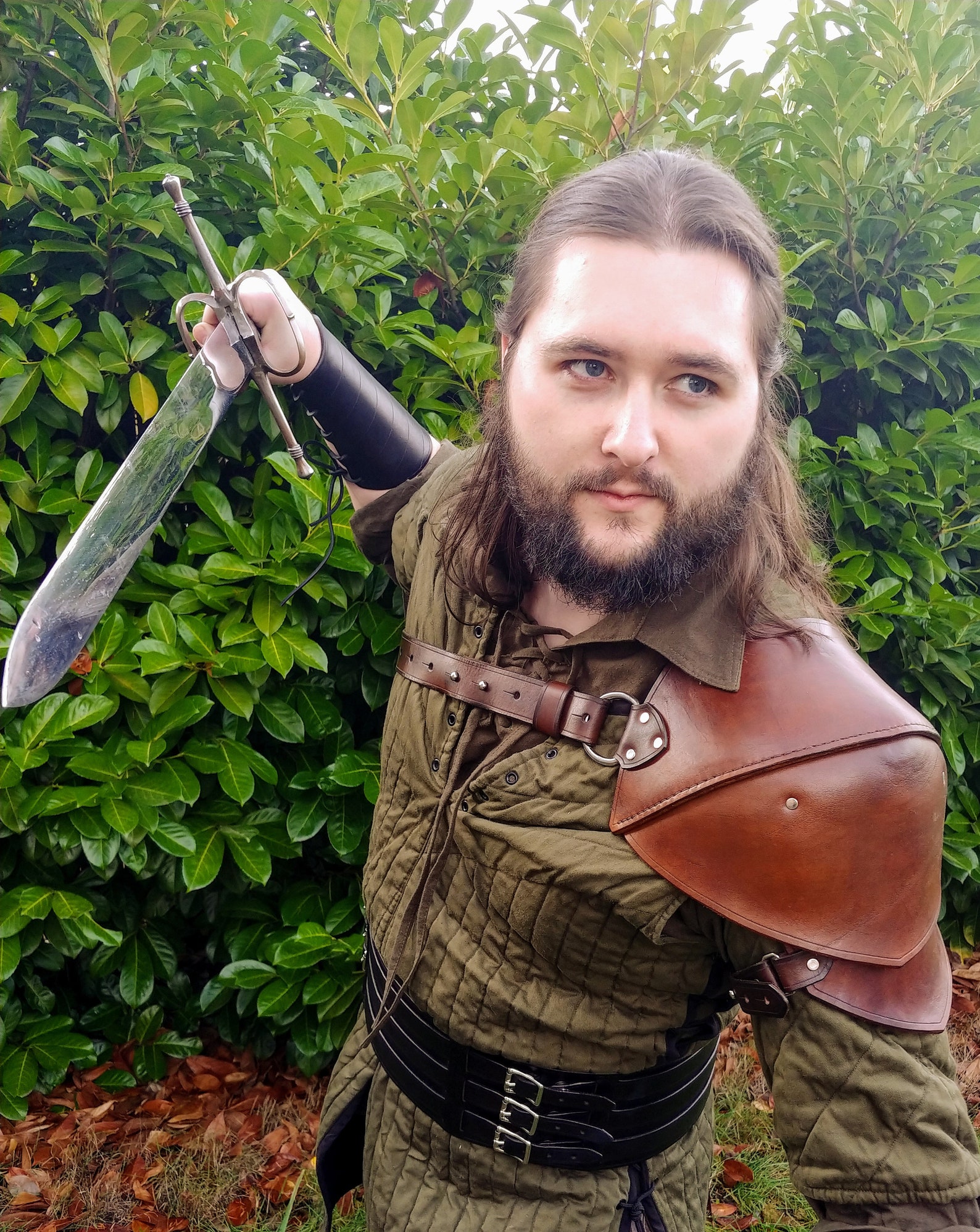 Large Heavy Leather Spaulders/pauldrons shoulder Armor - Etsy