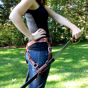 Custom Dual Sword Belt - Etsy