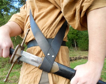 Custom Dual Sword Belt