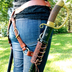 Custom Dual Sword Belt - Etsy