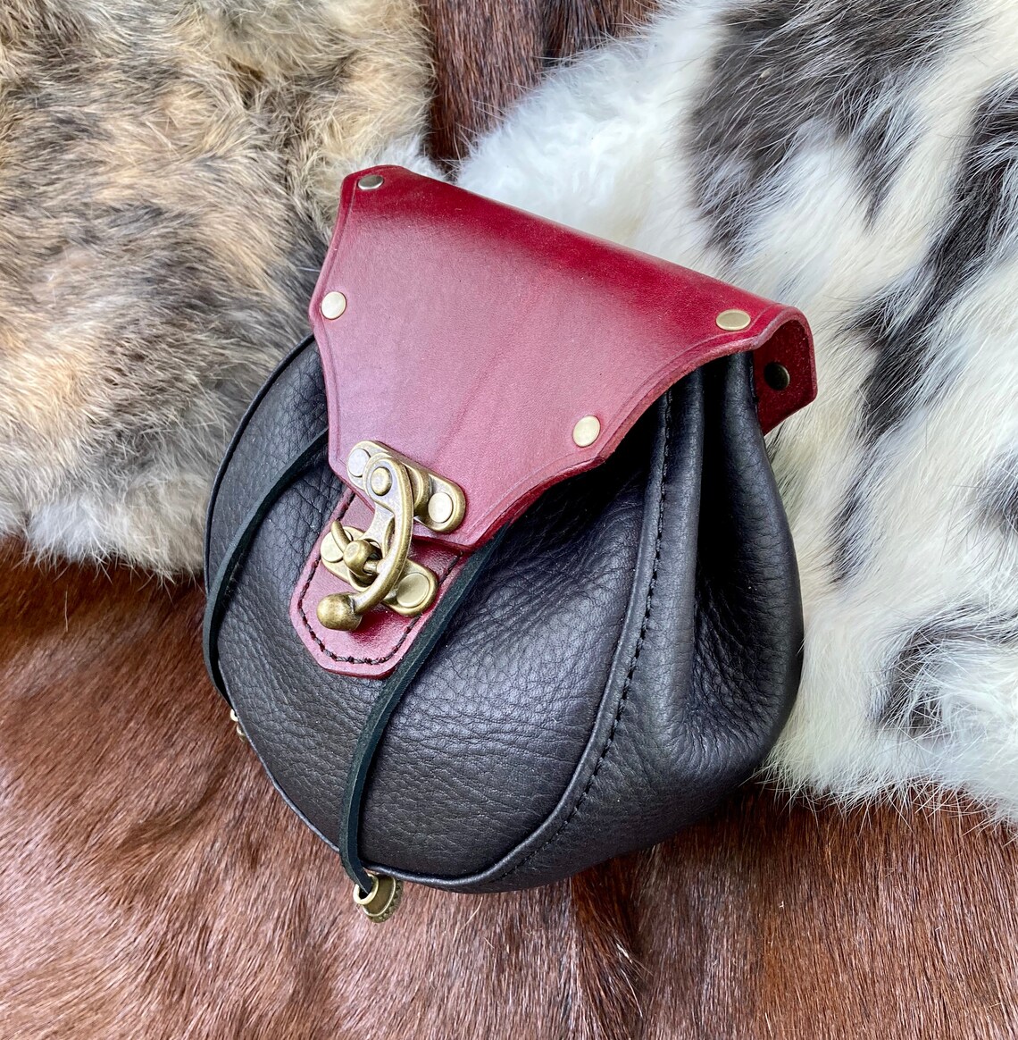 Handmade Leather Belt Pouch | Etsy