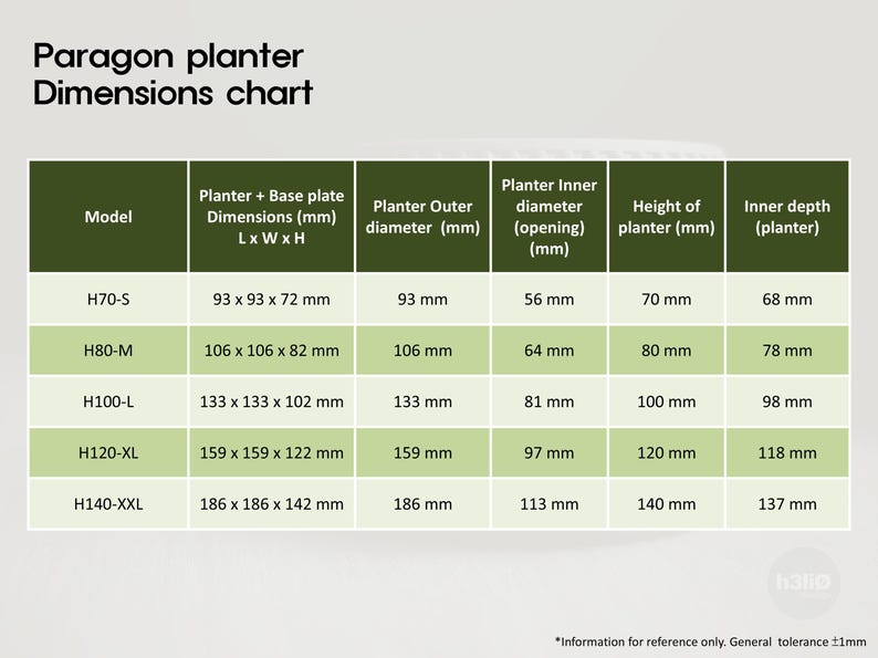 Indoor 3D Printed Planter - Paragon - Designed by Heli0 | Multiple ...