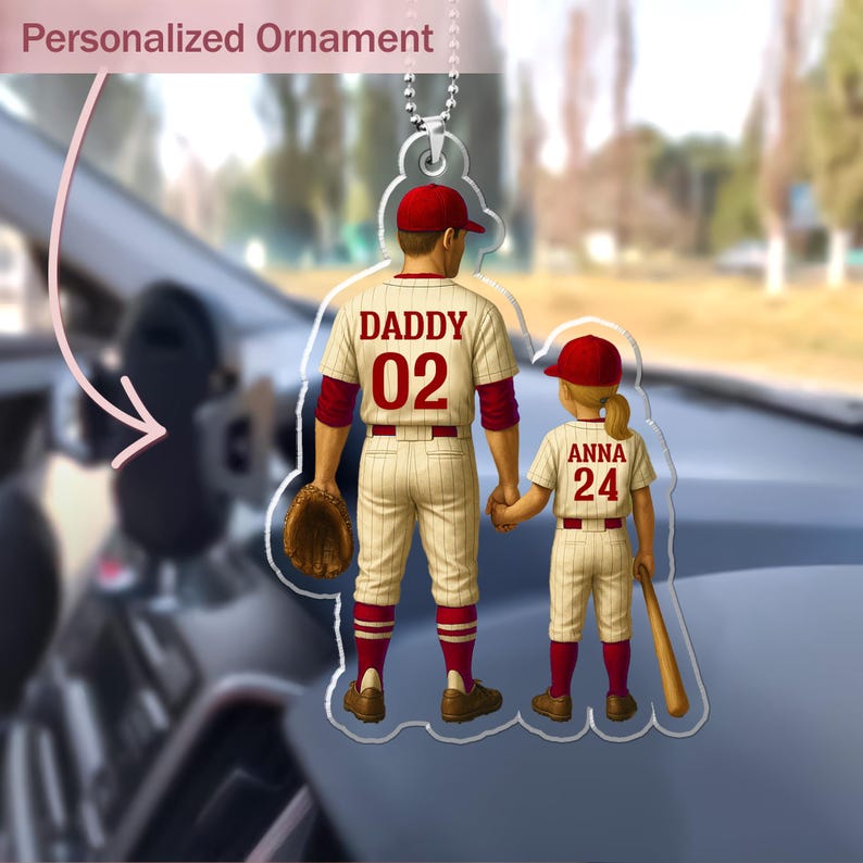 Personalized Baseball Gift for Dad, Grandpa, Coach and Player, Father's ...