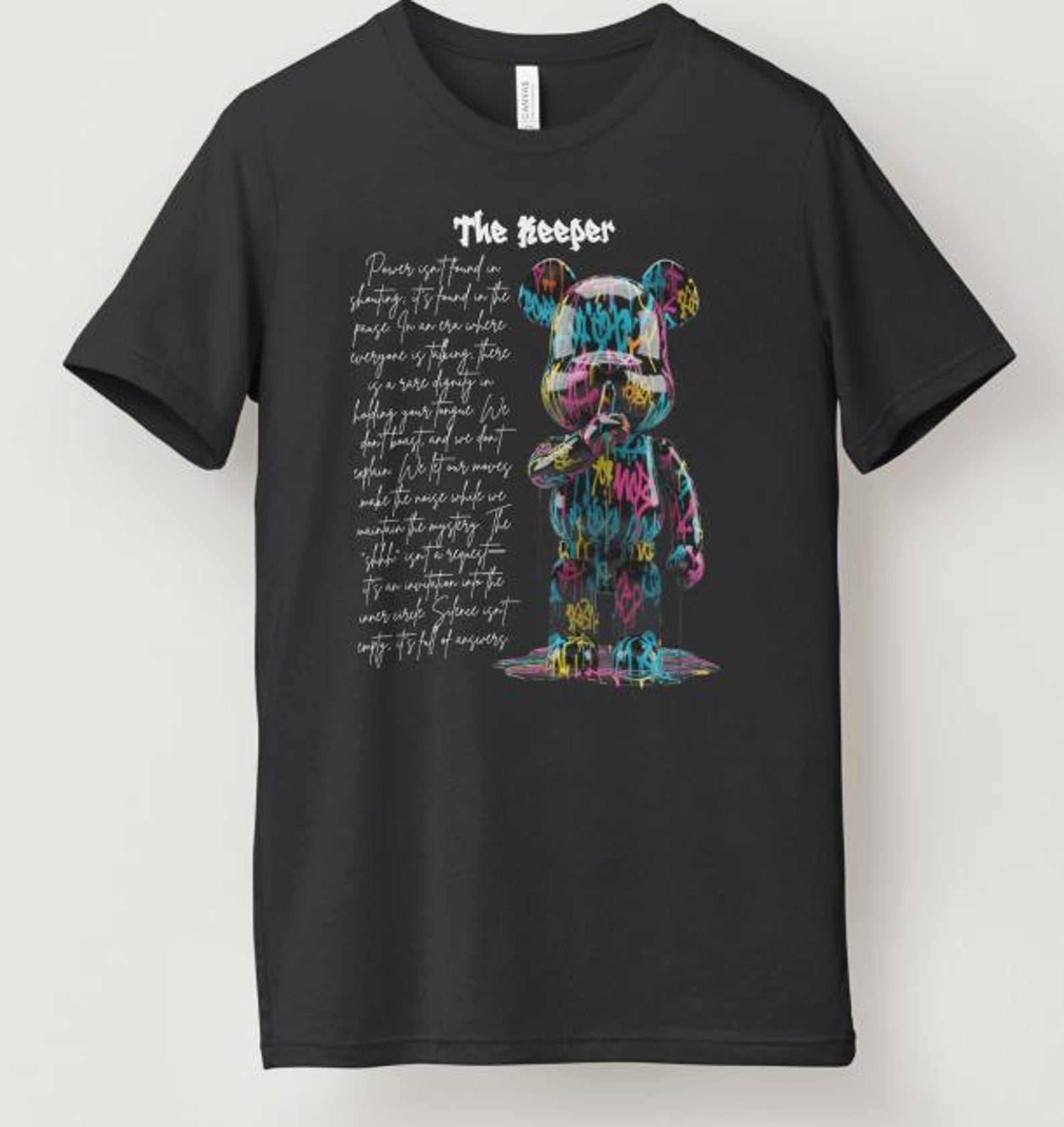 Graffiti Bear PNG Sublimation or DTF (the Keeper) Urban Streetwear Bear ...