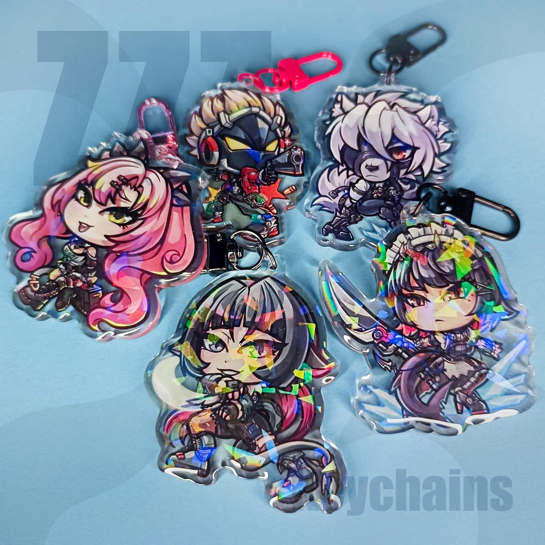 Zenless Zone Zero | Front Side Epoxy Cholographic Keychain | Jane Doe ...