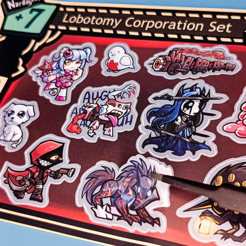 Anomalies | Sticker Set | Lobotomy Corporation, Project Moon | Sticker ...