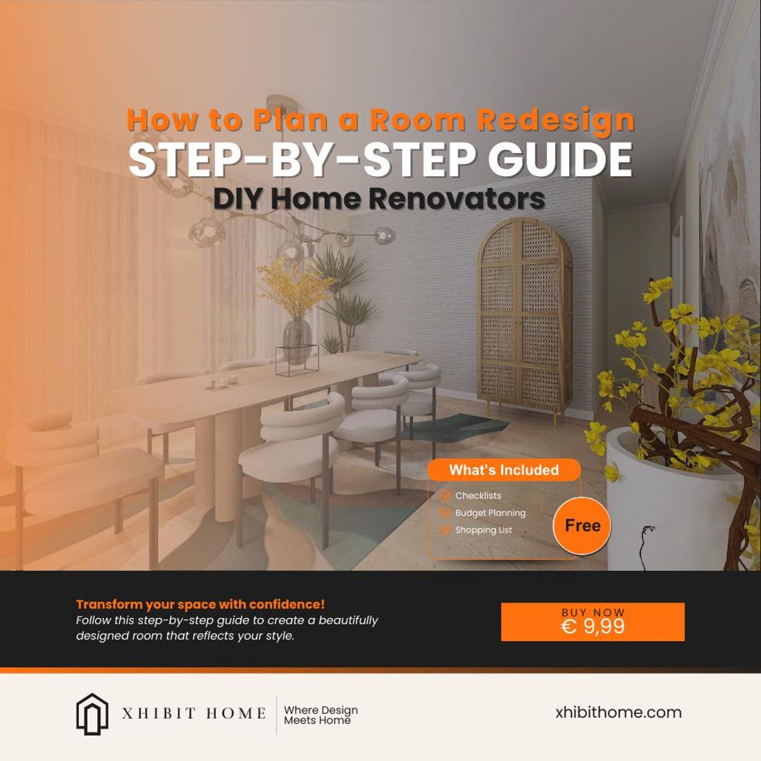 How to Plan a Room Redesign Step-by-step Guide DIY Home Renovators - Etsy