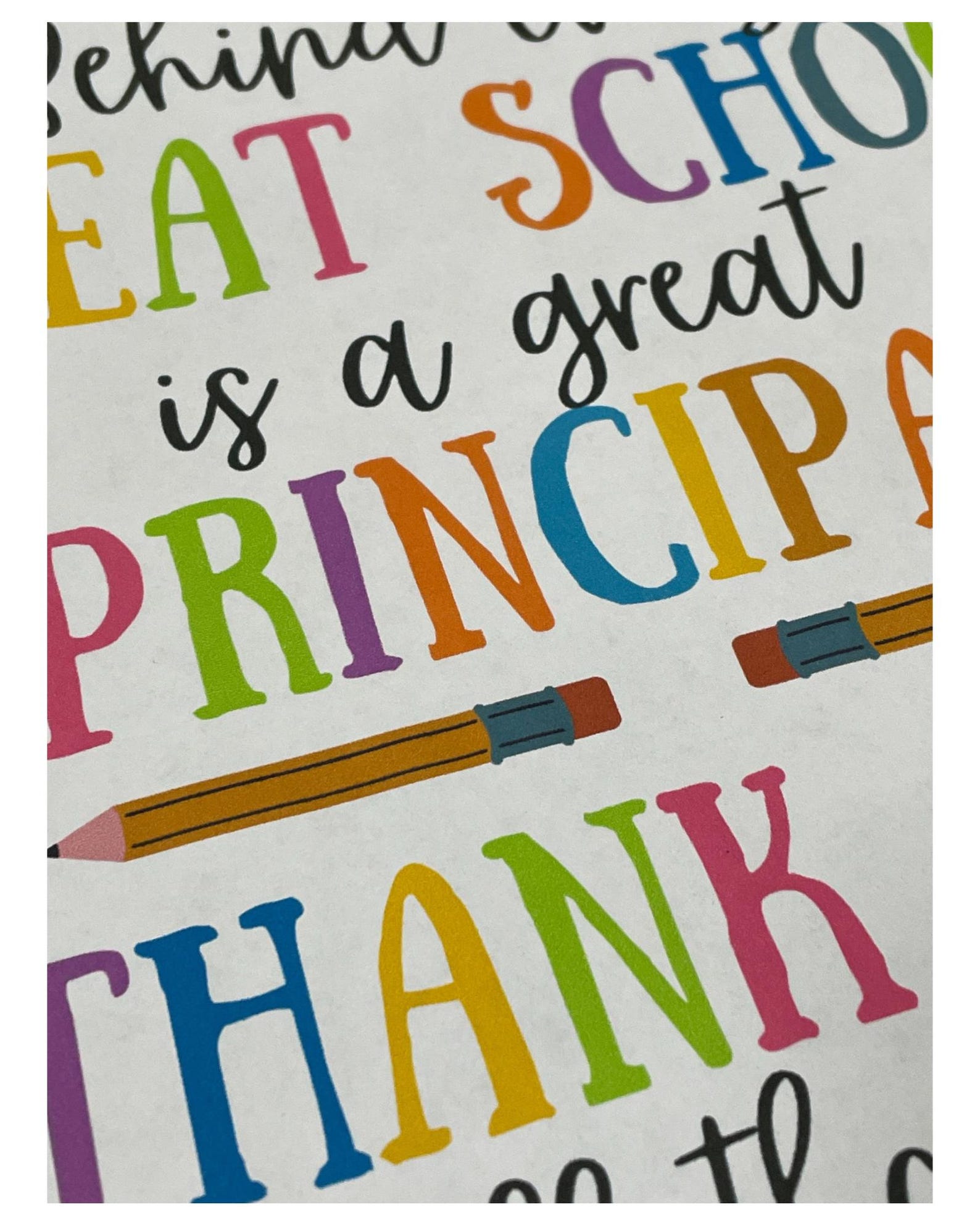 Editable Principal Appreciation Sign Printable, School Principal Thank ...