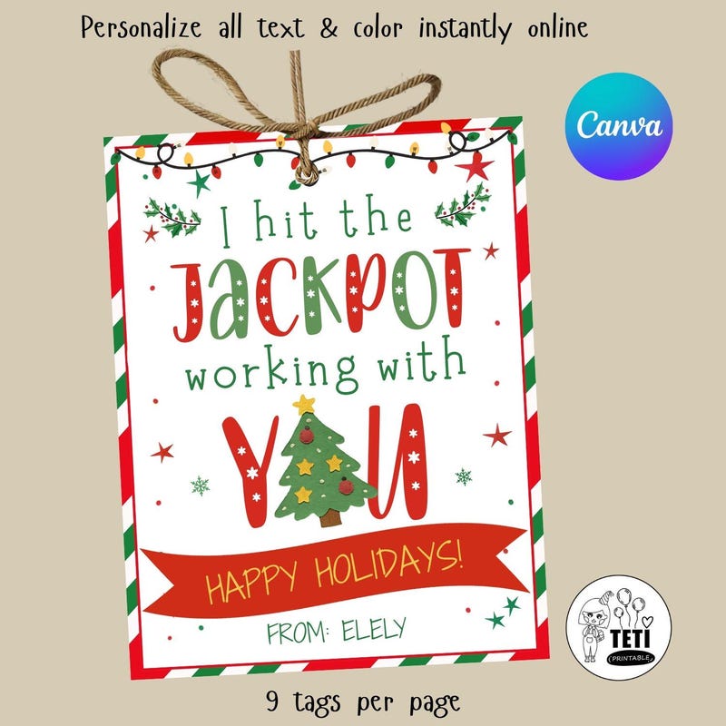 Christmas Team Gift Tags - 60+ Gift Ideas for 2026