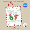 Holly Jolly Christmas Candy Cane Holder, Printable Candy Cane Tag ...