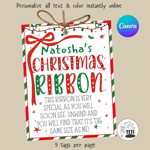 Height Ribbon Bauble - Etsy Australia