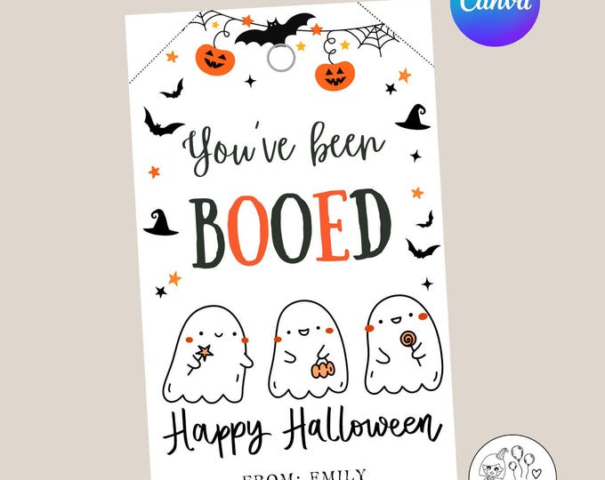 You've Been Booed Printable Neighborhood Tradition Game, You've Been ...