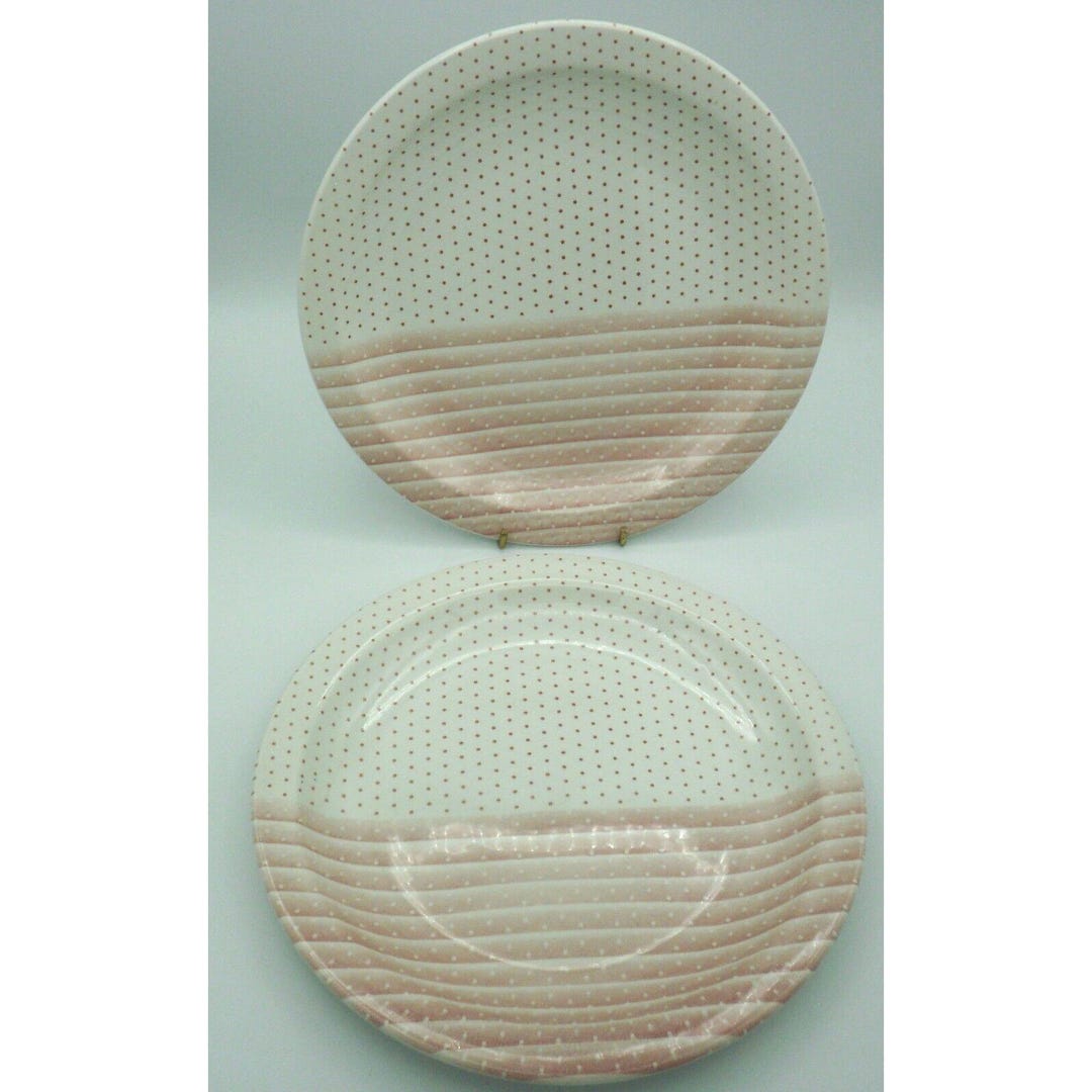 Churchill England Pink Shades Dinner Plates Retired Pattern Set of 2 ...
