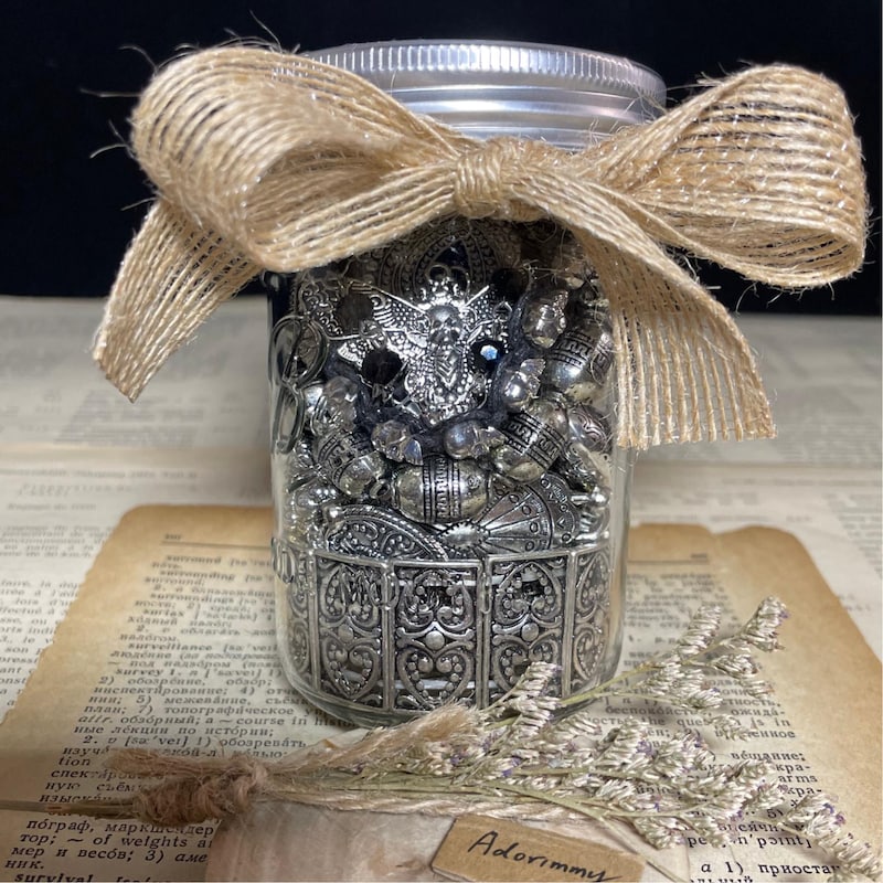 Jewelry Jar Gold Toned - Etsy