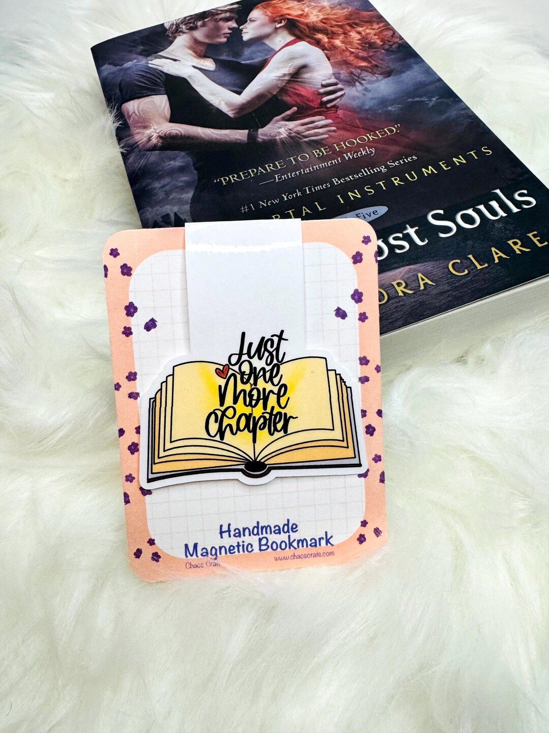 Magnetic Bookmark - Just One More Chapter | Booktok Inspired | 3 Inches ...