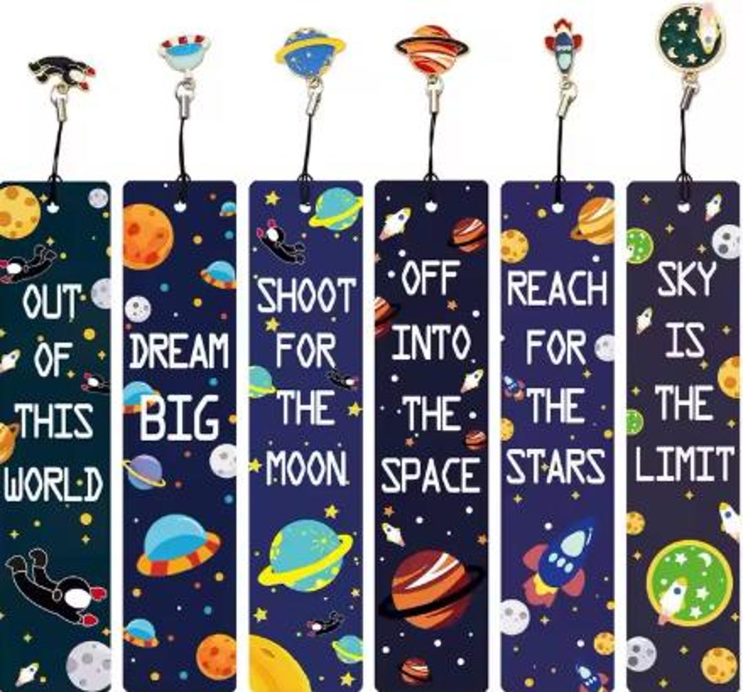 Space-themed Bookmarks - Etsy