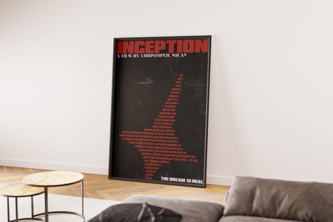 Inception Movie Poster: Dreamcore Sci-fi Wall Art (digital Download) - Etsy