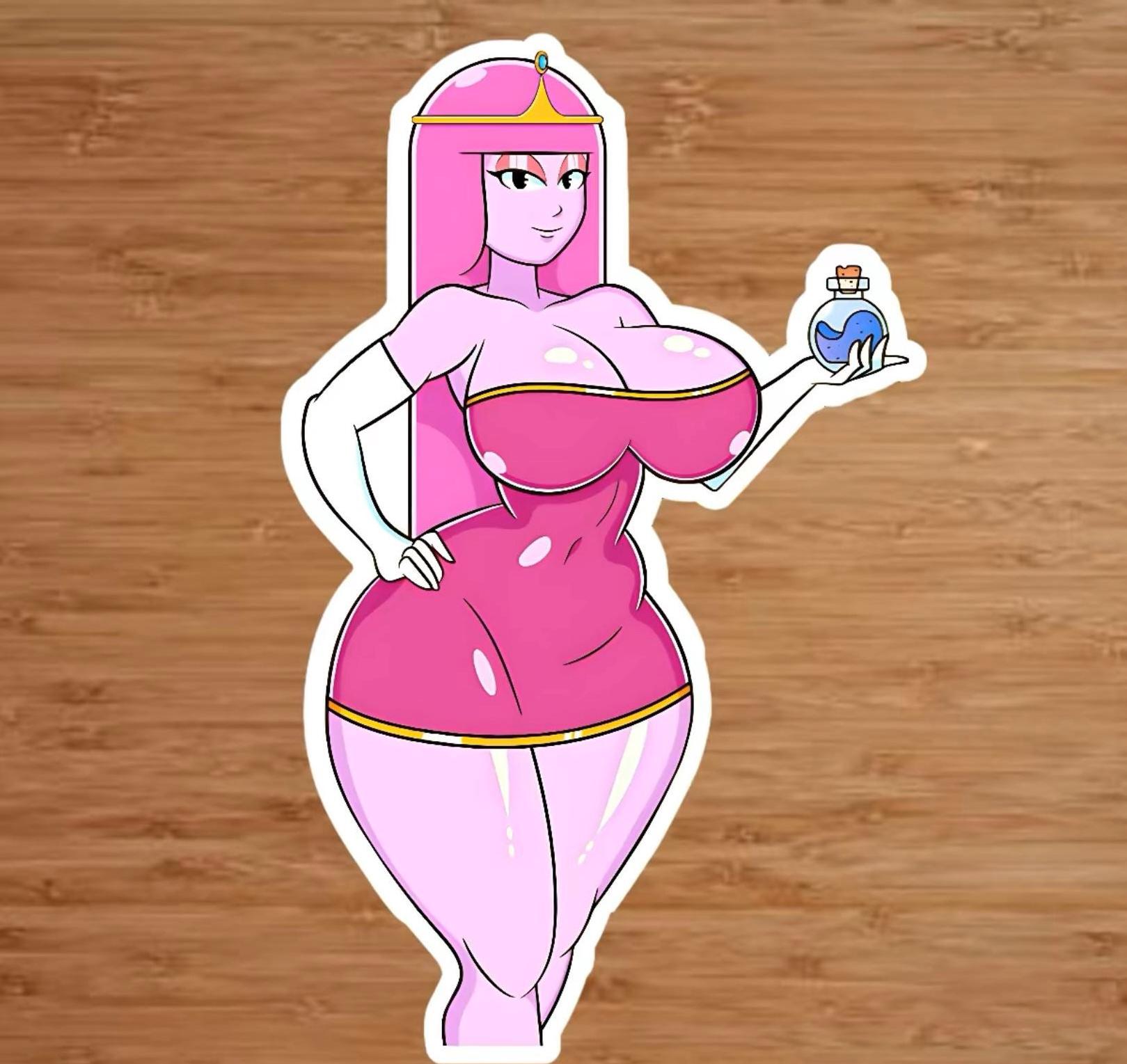NSFW Pink Bubble Gum Princess High Quality Sticker - Etsy