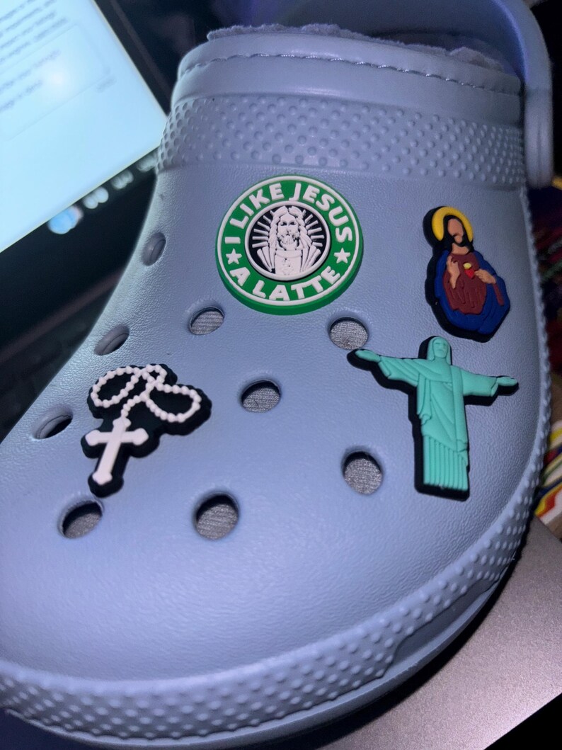 Jesus, Faith, Religious Croc Jibbits/croc Charms. - Etsy