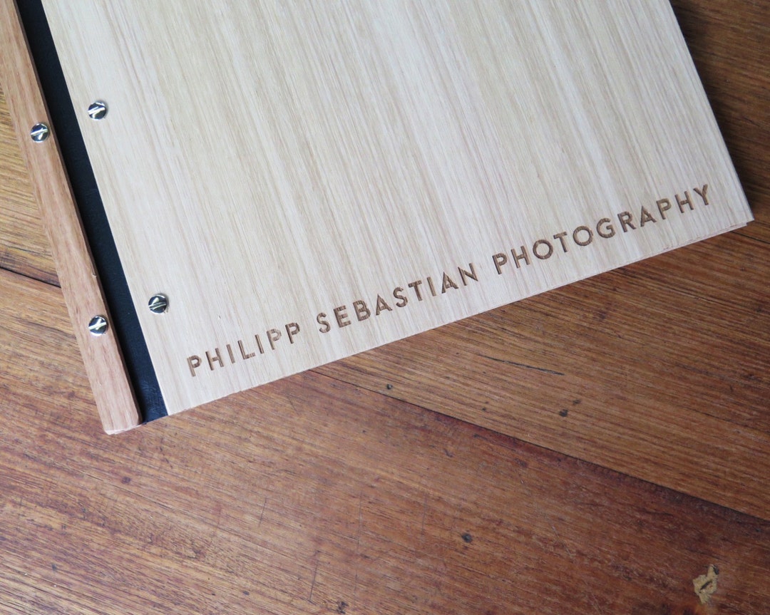 12x12" Portfolio. Design Folder, Graduate Folio, Wood Album ...