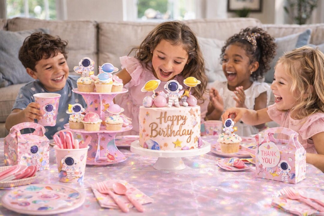 Galactic Birthday Bash Party Box | Outer Space Extravaganza Kit ...