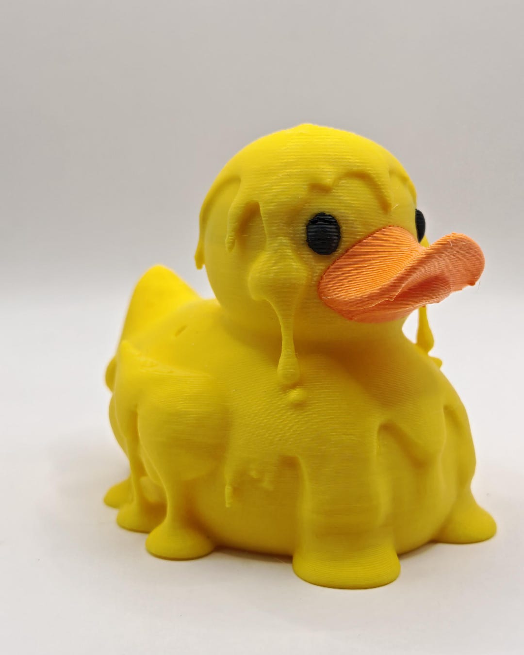 Melting Duck: 3D Printed PLA Plastic Quirky Decor - Etsy
