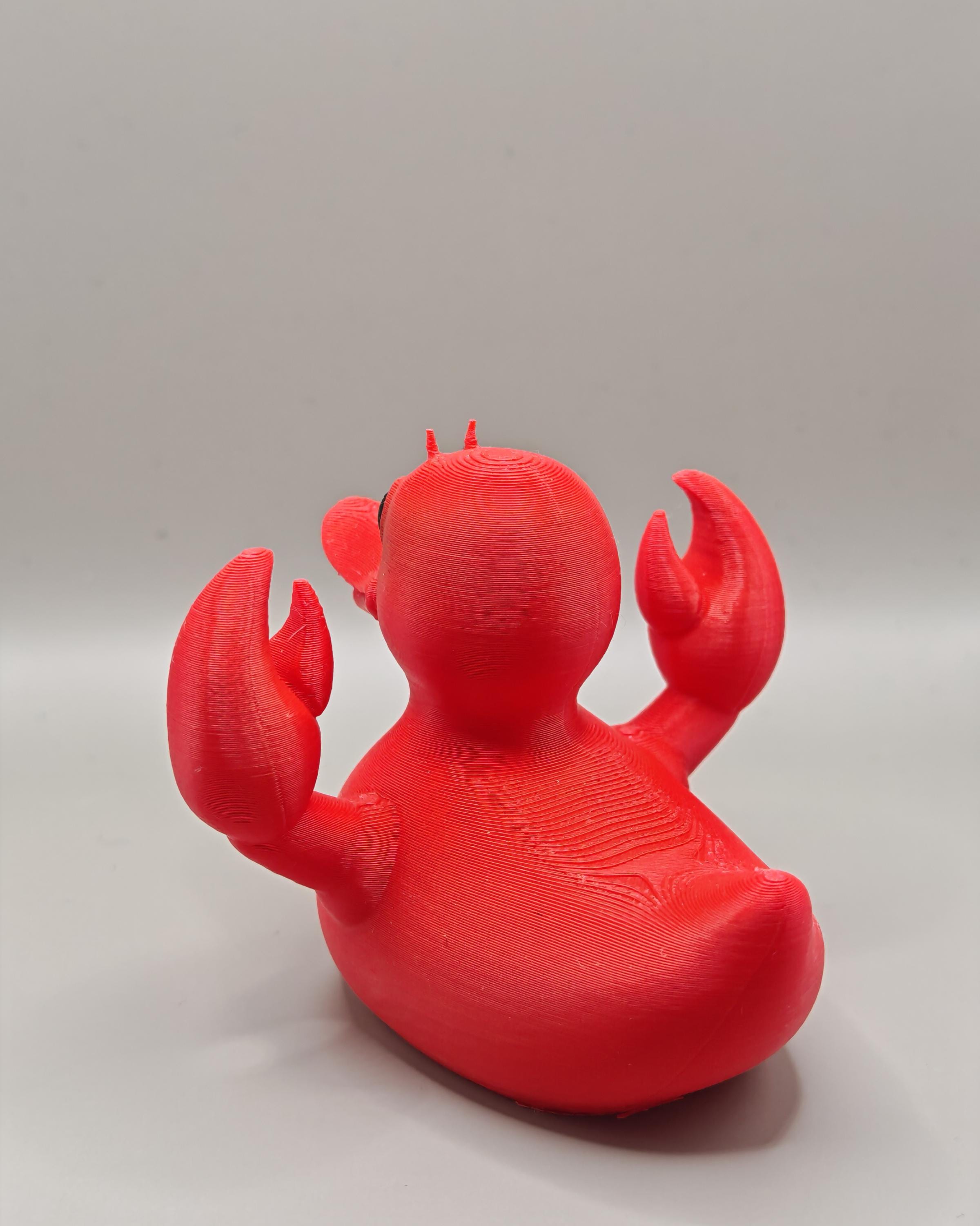 3D Printed Lobster Duck: Quirky Ocean Decor - Etsy