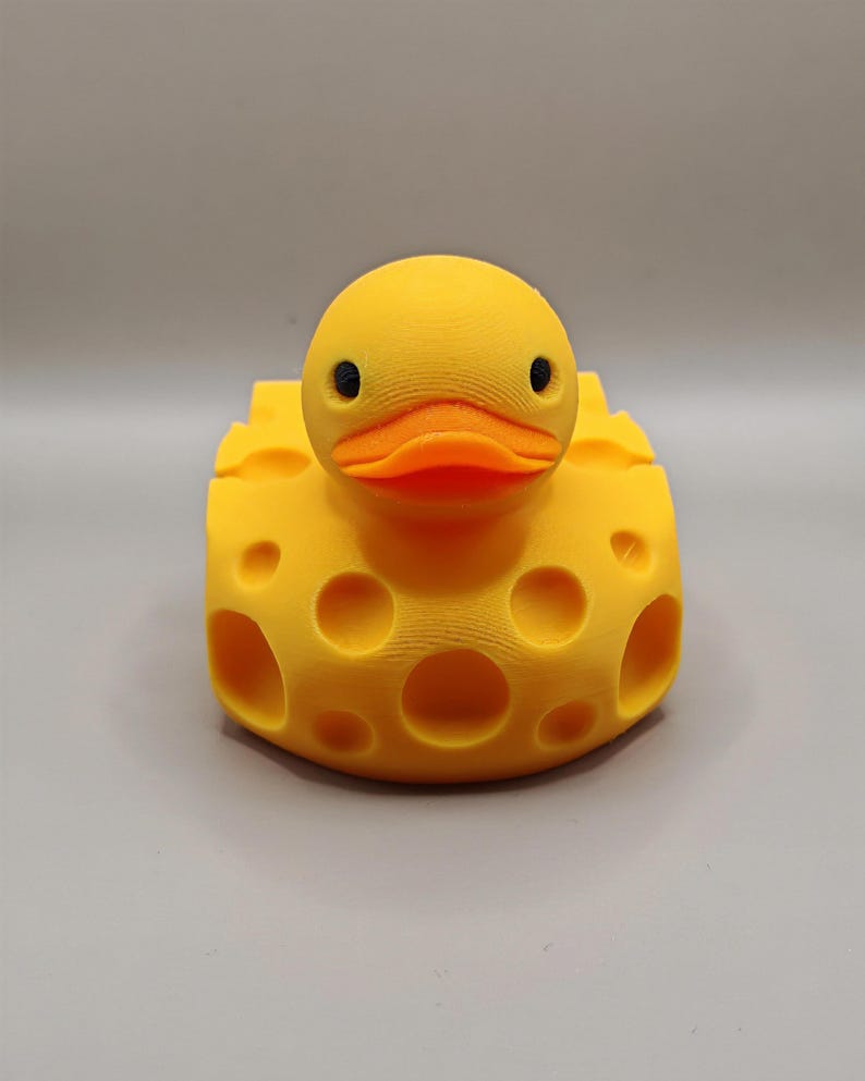 Swiss Cheese Duck - Etsy
