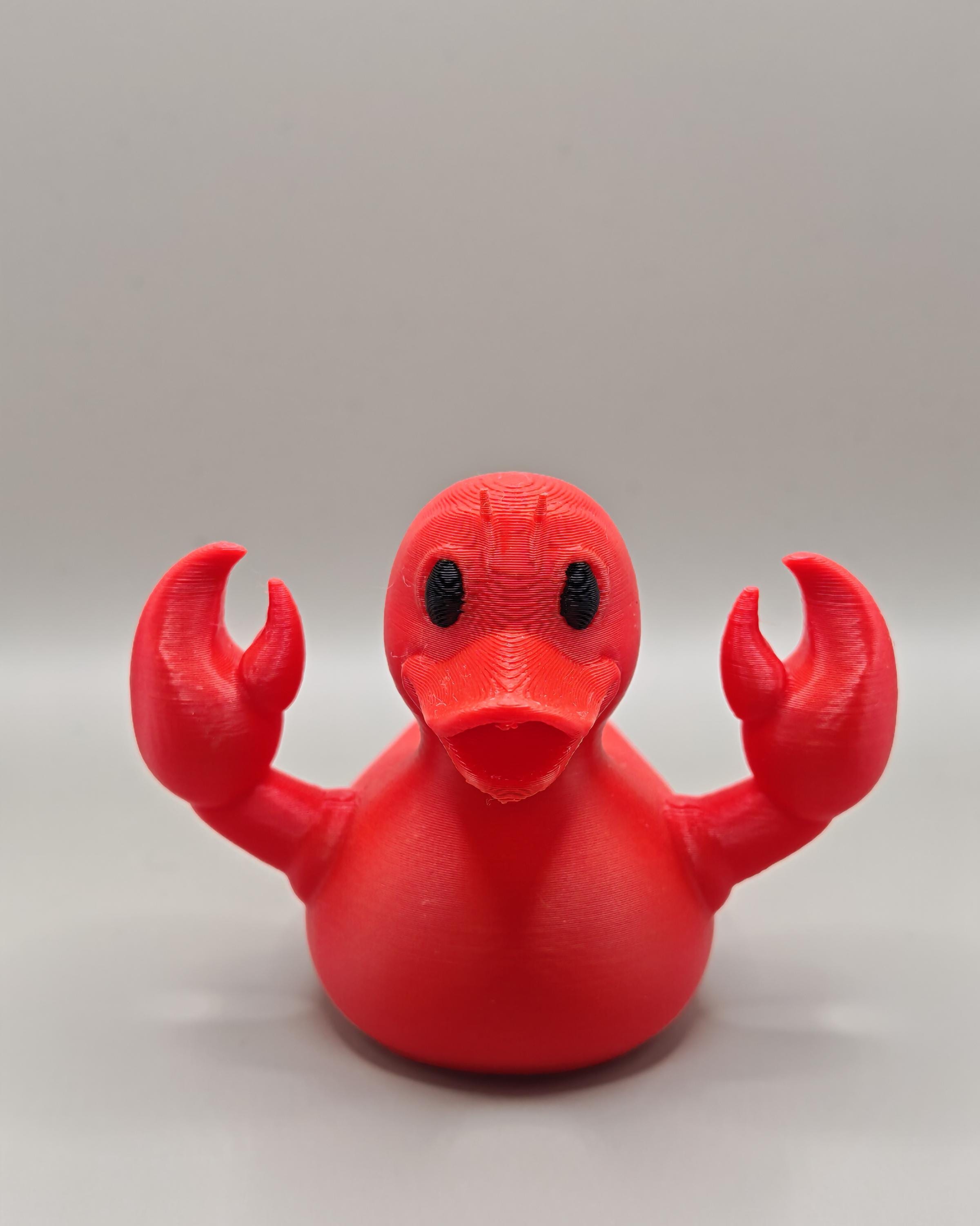 3D Printed Lobster Duck: Quirky Ocean Decor - Etsy
