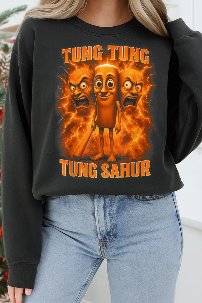 Tung Tung Tung Sahur Meme PNG | Viral Meme Clipart | Italian Brainrot ...