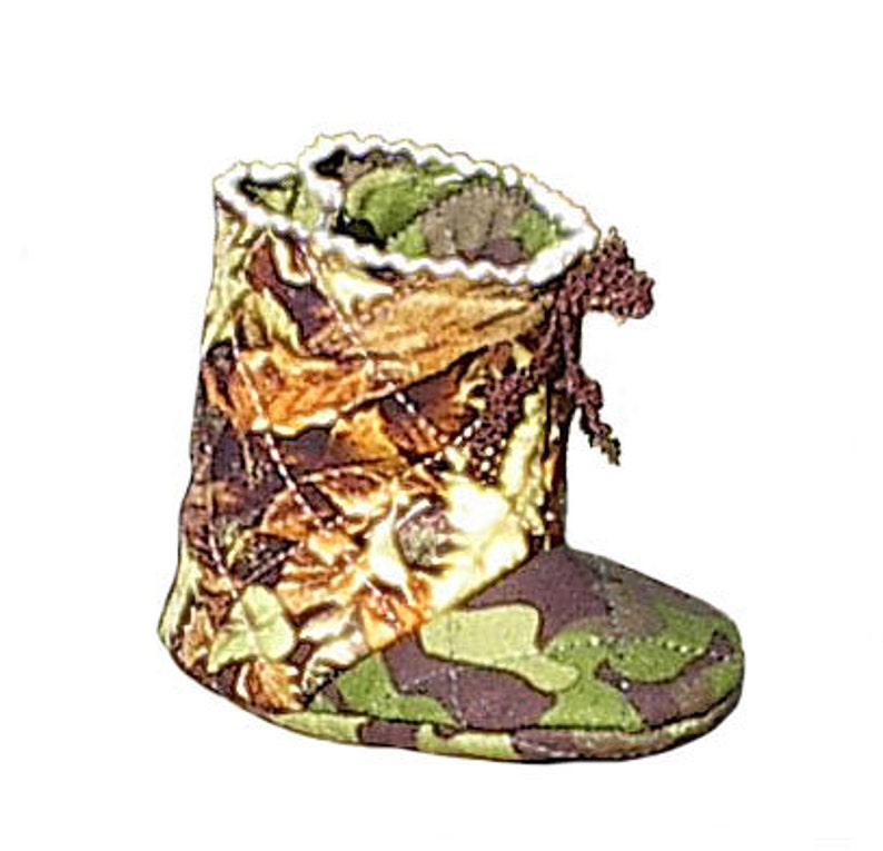 Camo Baby Boots, Handmade Quilted Boy Girl Camouflage Infant Shoes - Etsy
