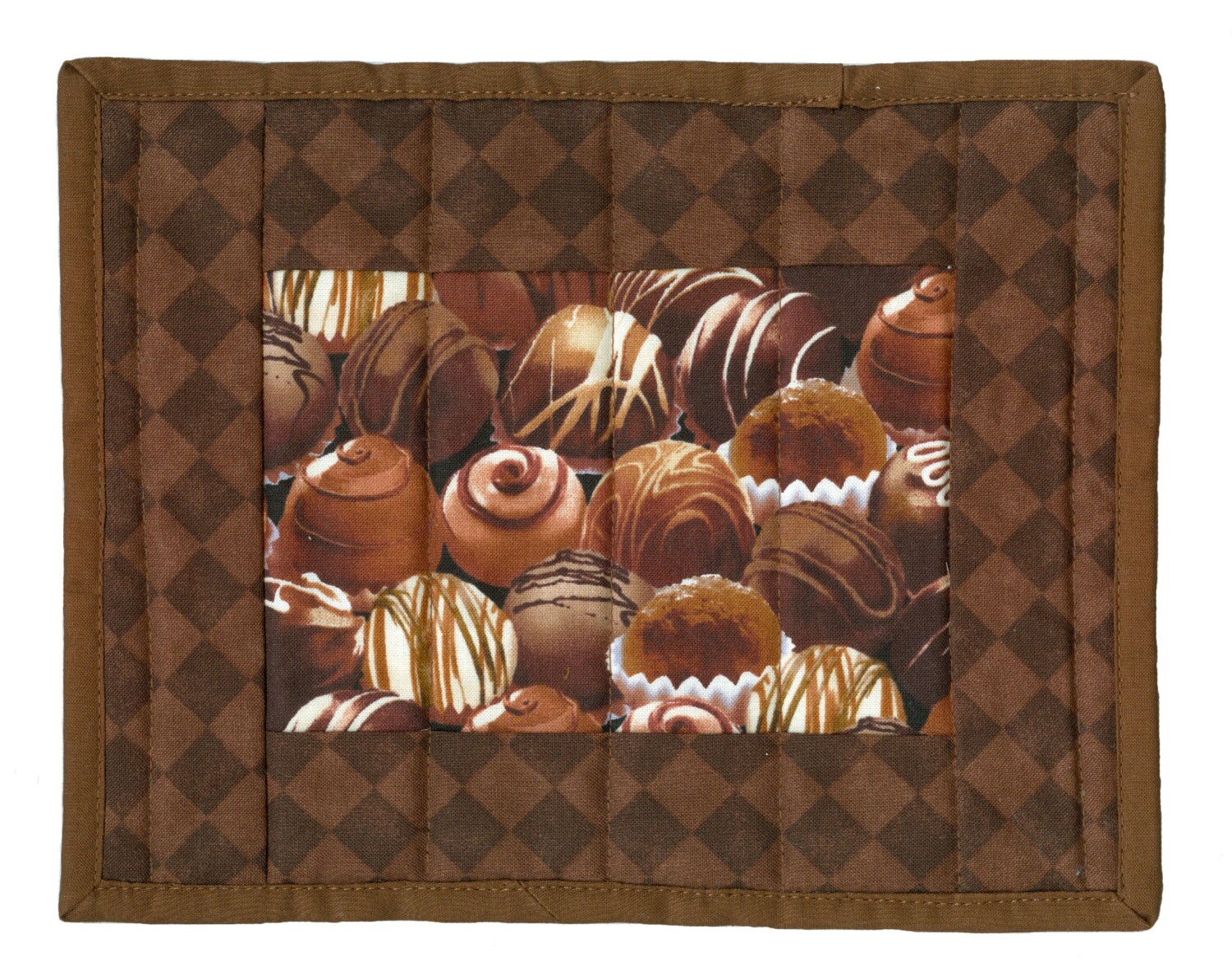 Box of Chocolates Mug Rug Handmade Candy Quilted Snack Mat - Etsy