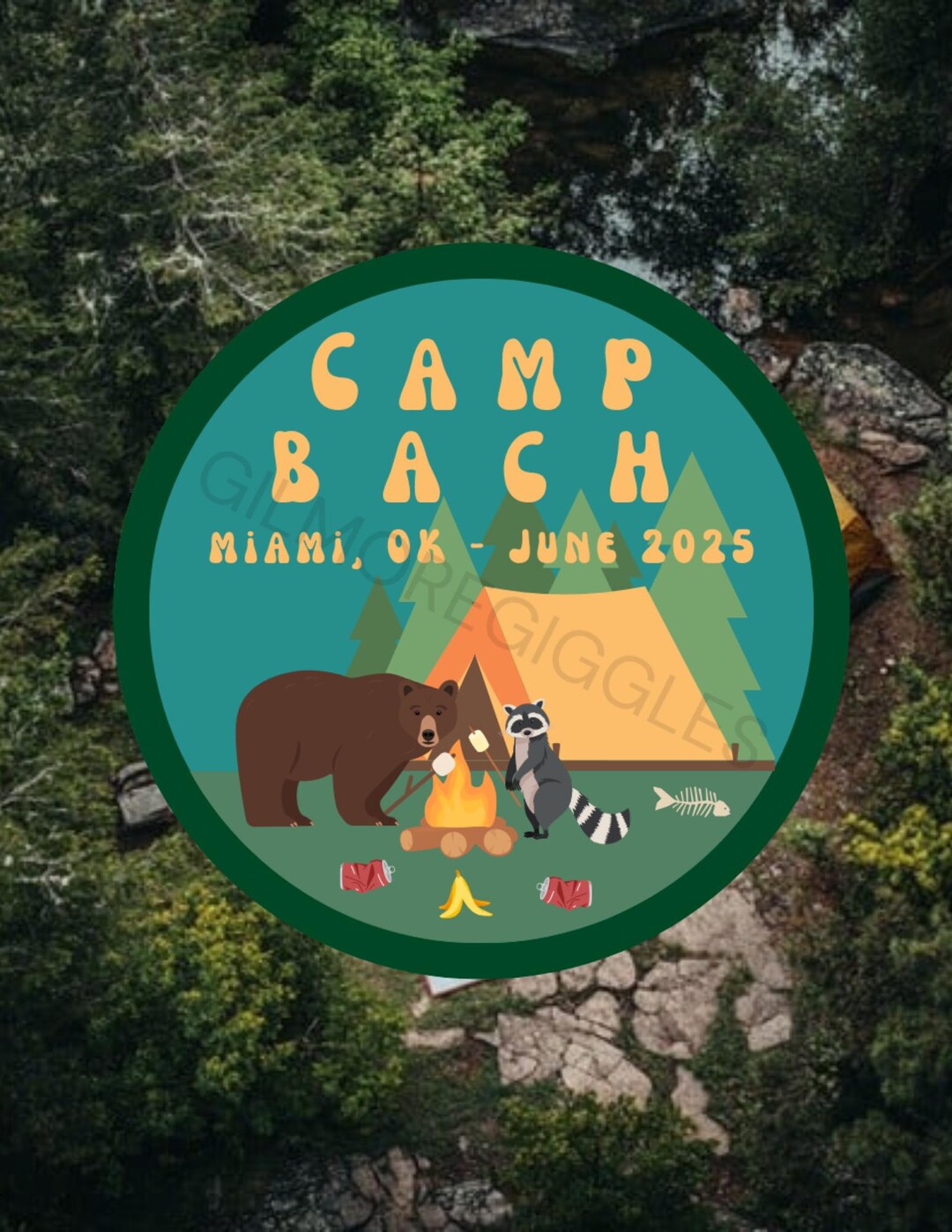Camp Bachelorette or Bachelor Party Stickers - Etsy