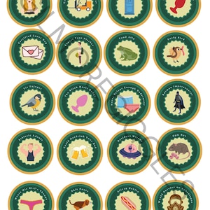 Camp Bachelorette/bachelor Badges - Etsy