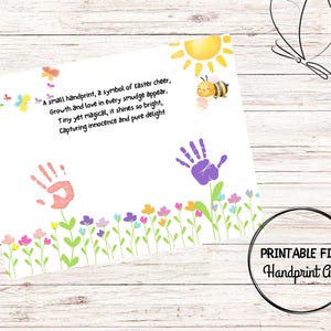 Easter Poem Handprint Art - Etsy
