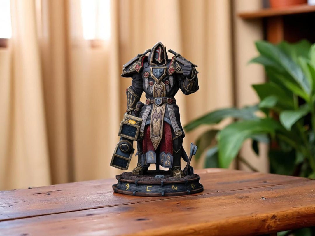 Paladin – Judgement Armor 3D Printed Figure (25 Cm) – Unpainted Resin ...