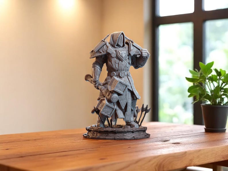 Paladin – Judgement Armor 3D Printed Figure (25 Cm) – Unpainted Resin ...