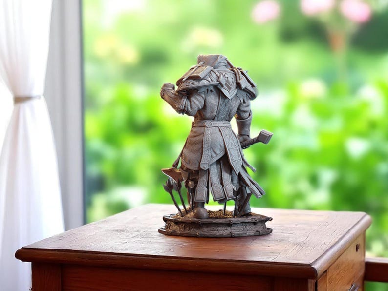 Paladin – Judgement Armor 3D Printed Figure (25 Cm) – Unpainted Resin ...