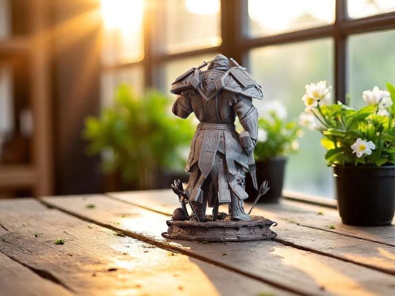 Paladin – Judgement Armor 3D Printed Figure (25 Cm) – Unpainted Resin ...