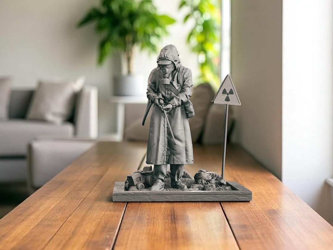 Chernobyl Liquidator 3D Printed Figure (23 Cm) – Unpainted Resin Model ...