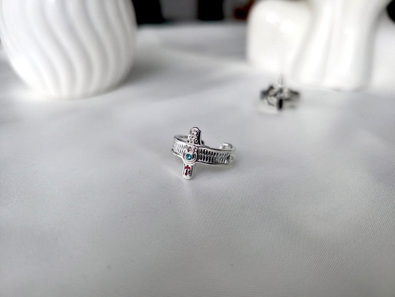Asuna & Kirito Cross Rings | Sword Art Online Couple Jewelry - Etsy