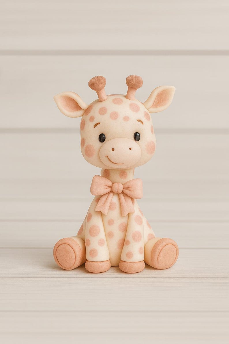 Giraffe Sugar Cake Topper - Etsy