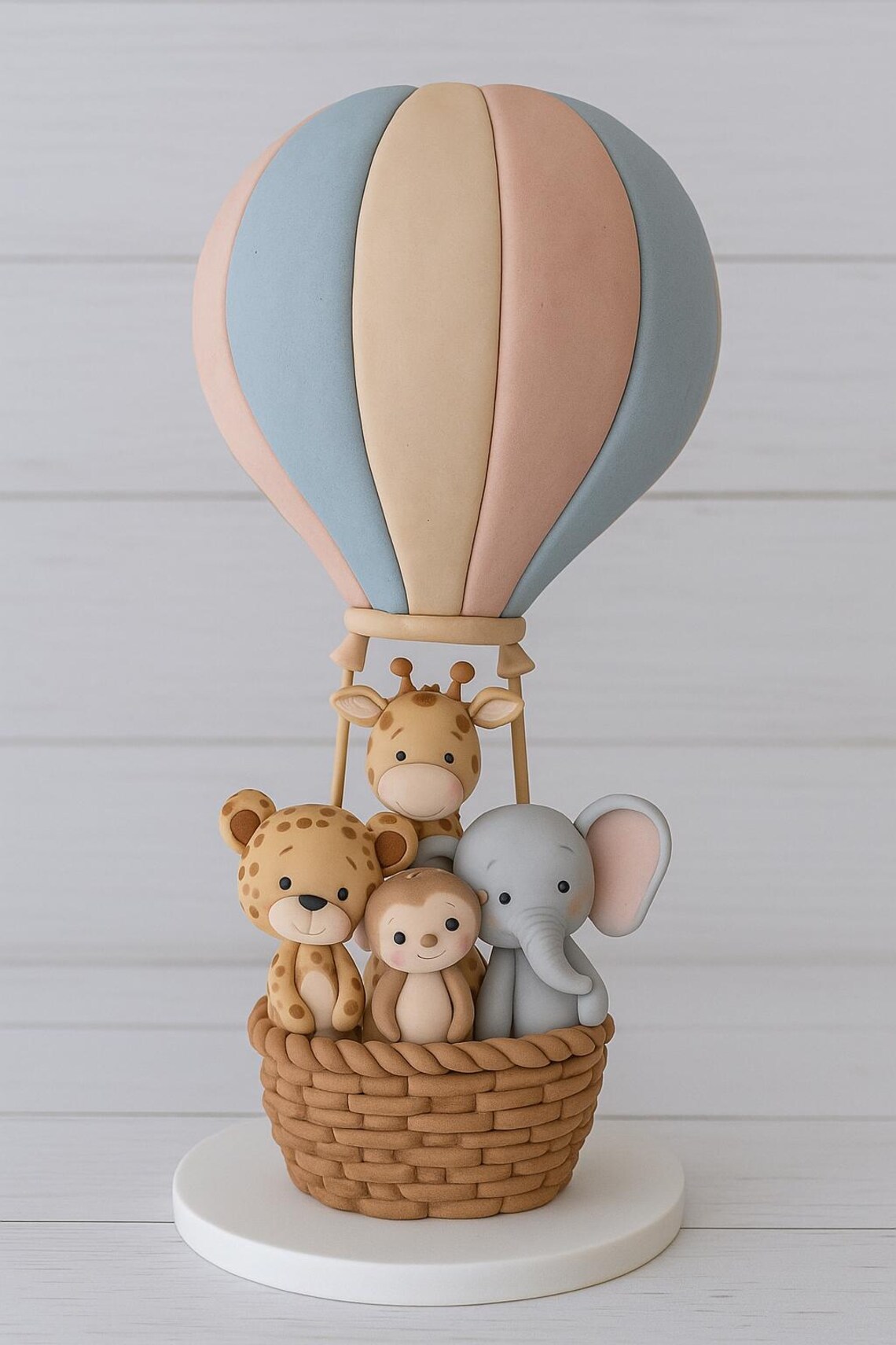Hot Air Balloon Sugar Cake Topper - Etsy