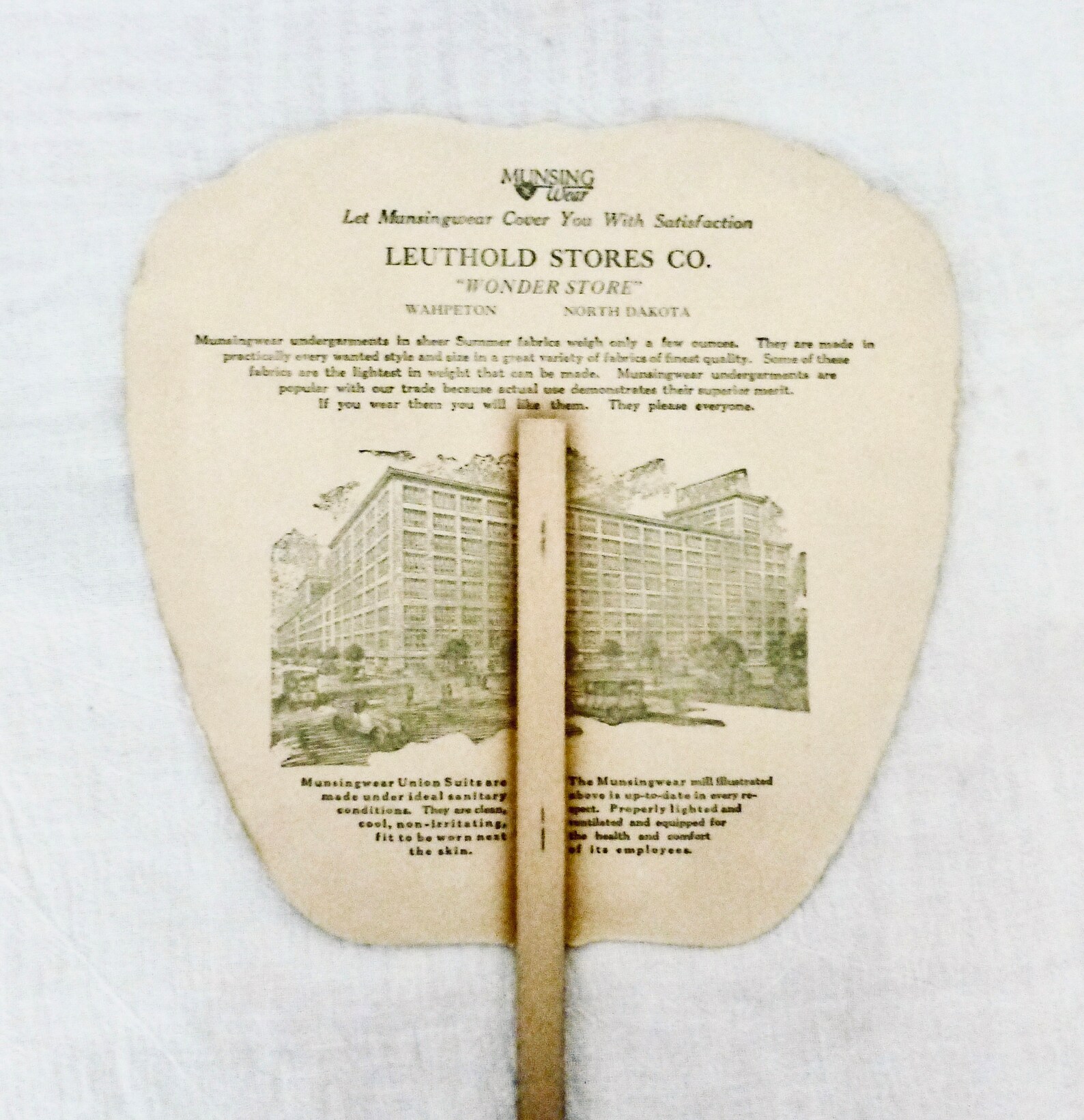 Art Nouveau 1920s Fixed Hand Fan Featuring Children in Advert - Etsy