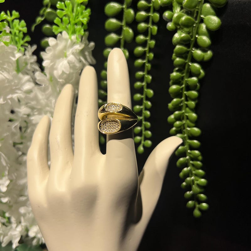 Overlapping Ring - Etsy