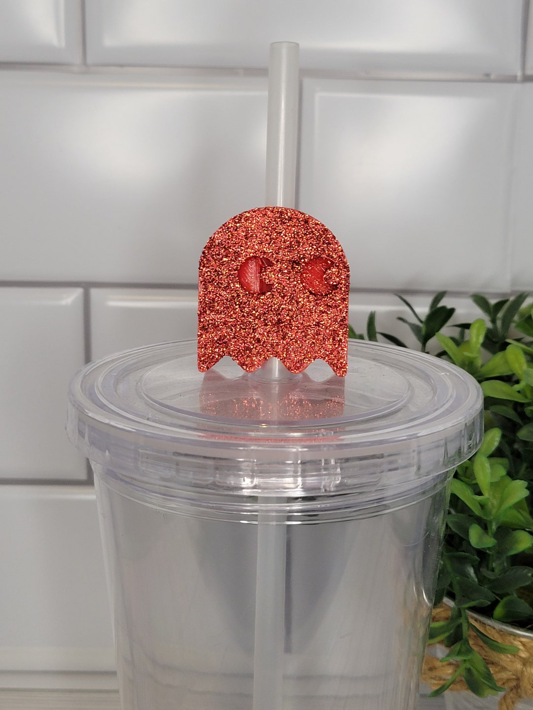 Ghost Straw Topper - Etsy