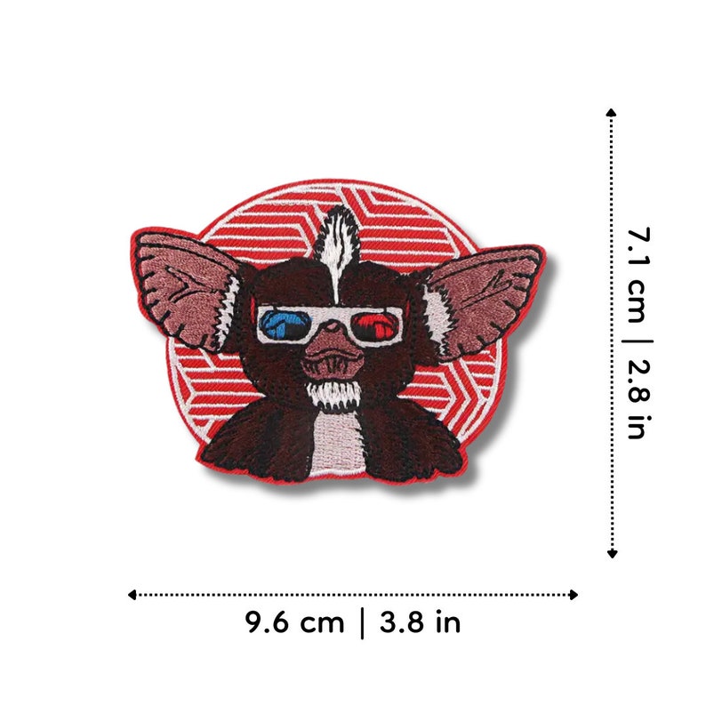 Gremlins Patch, Stripe Patch, 80s, Patches for Jackets, Patches for Hats, Iron on Patch, Funny ...